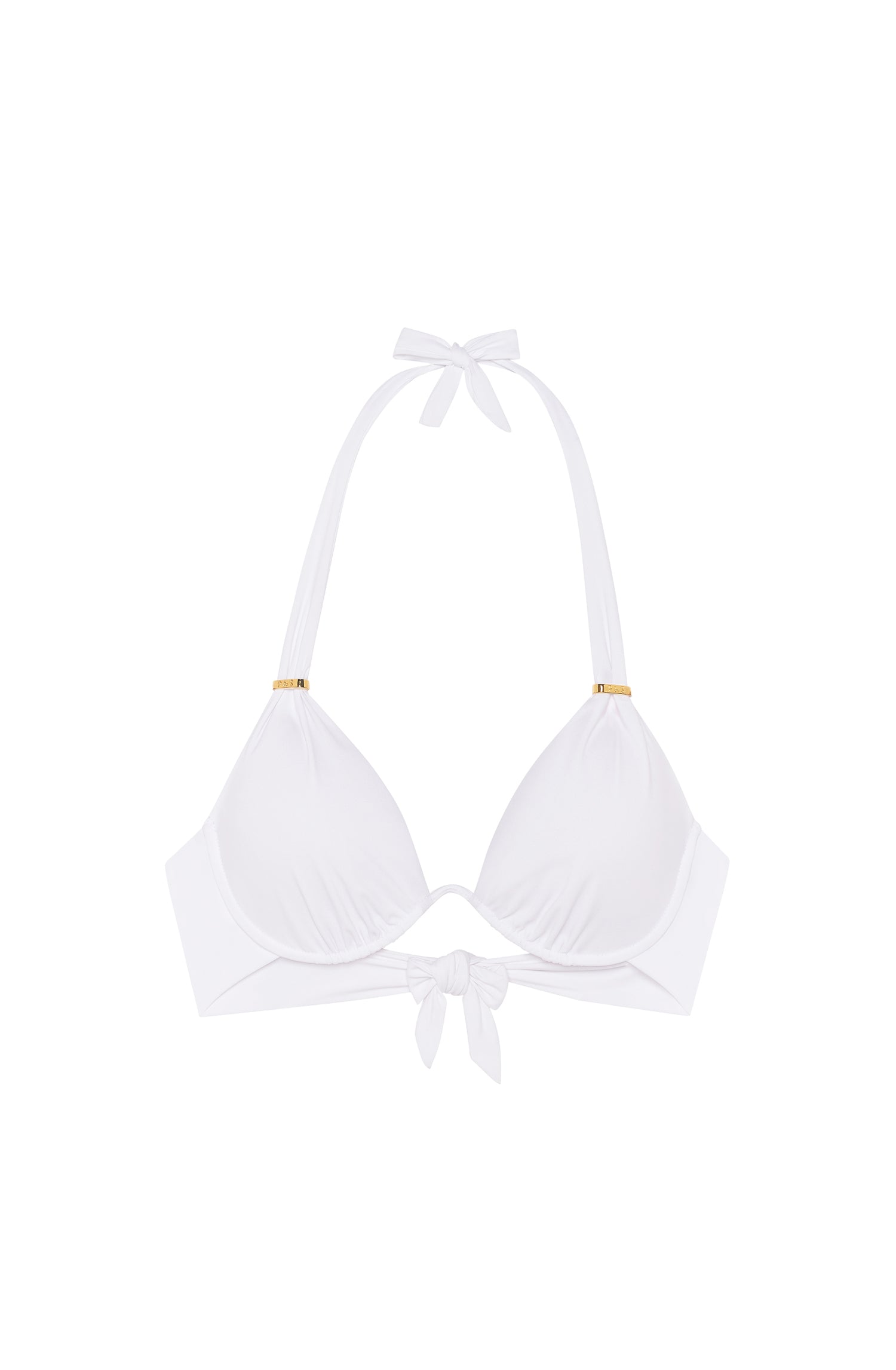 fabia white mono underwire swimsuit top - Pain de Sucre