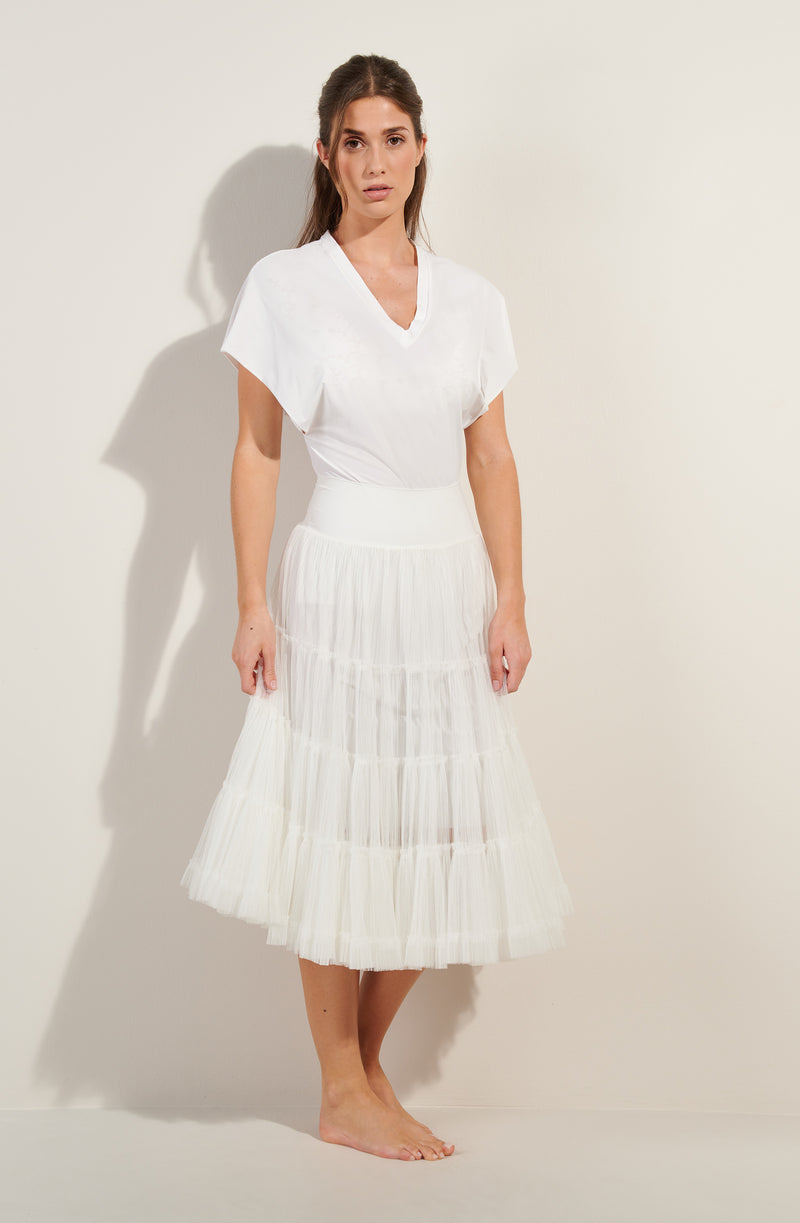 loova jupon en tulle écume - Pain de Sucre