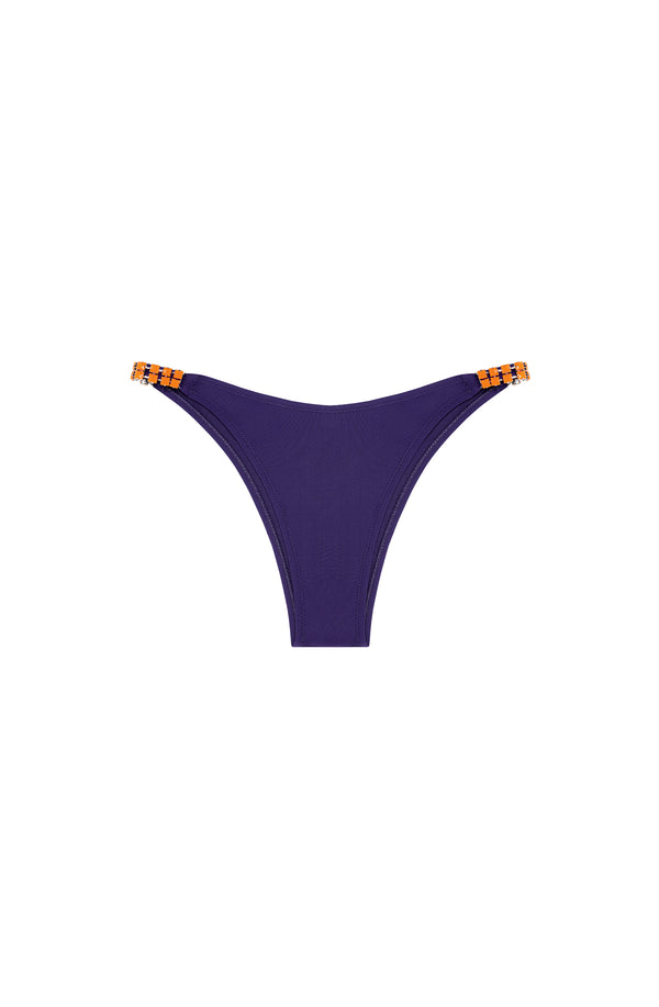 olida bas de maillot de bain tanga à bijoux purple - Pain de Sucre