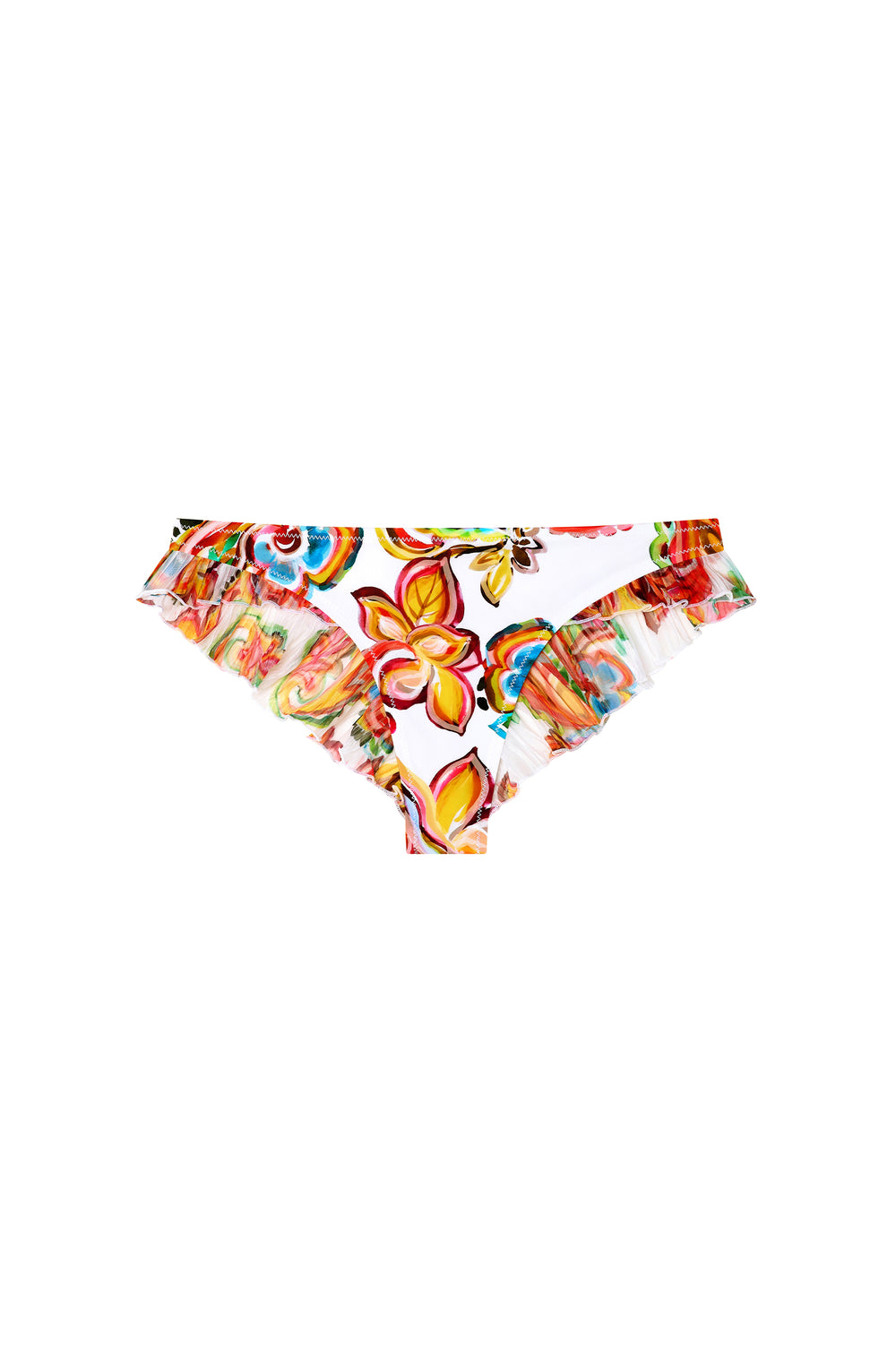 alala bas de maillot de bain string à volants imprimé paisley - Pain de ...